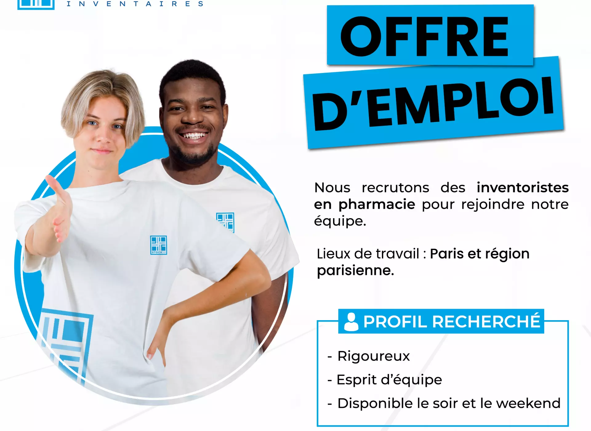 Offre d'emploi Stock12 - Stock 12